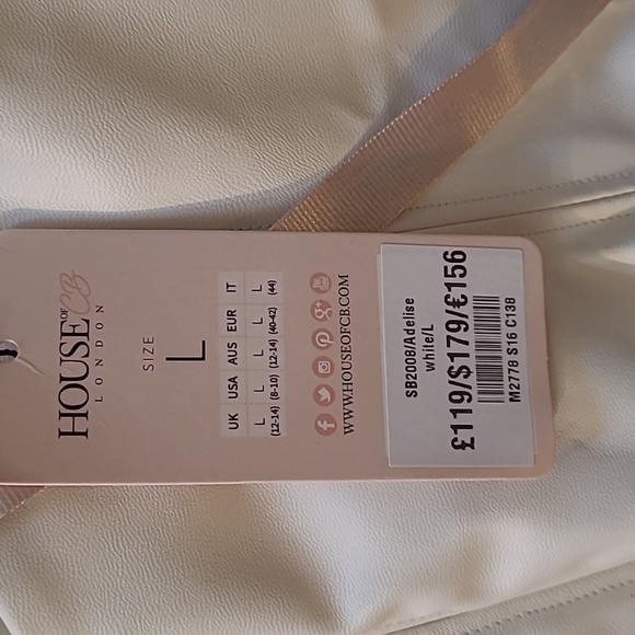 House of CB | Dresses | Nwt White House Of Cb Adelise Vegan Leather ...